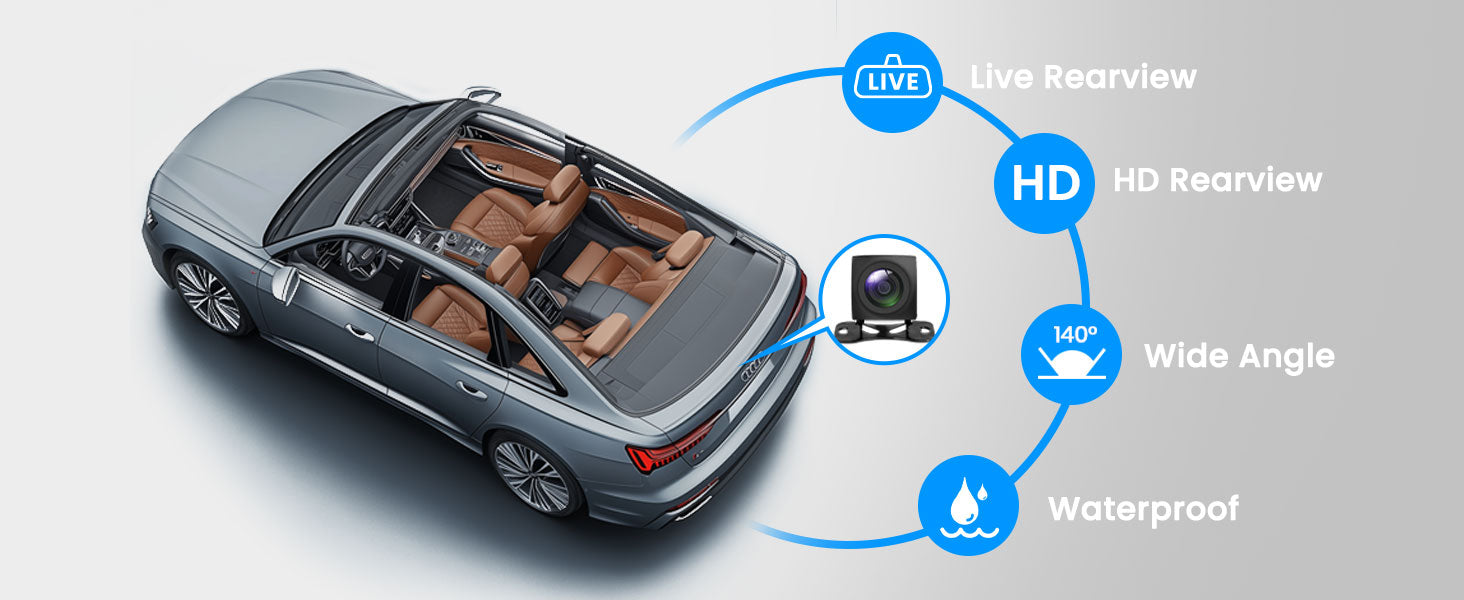 T9 1080P Full Touch Screen Backup Camera & Dashcam 2 in 1 – AUTO-VOX