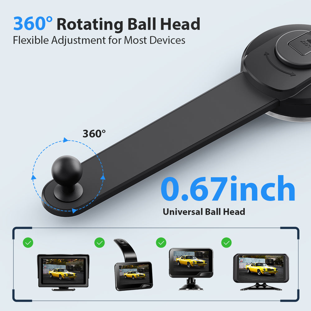 17mm Ball Mount for Backup Camera Monitor – AUTO-VOX
