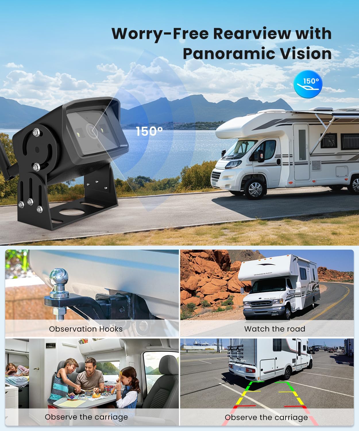 W10 Furrion Backup Camera For RV with 7" Monitor – AUTO-VOX