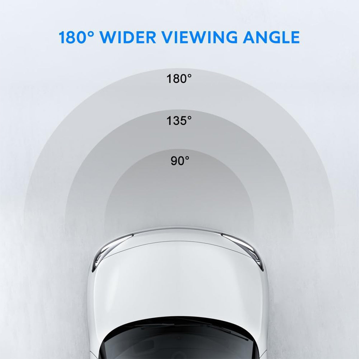 AUTO-VOX 180° Super Wide Angle CAM7 Pro Camera IP69K Waterproof