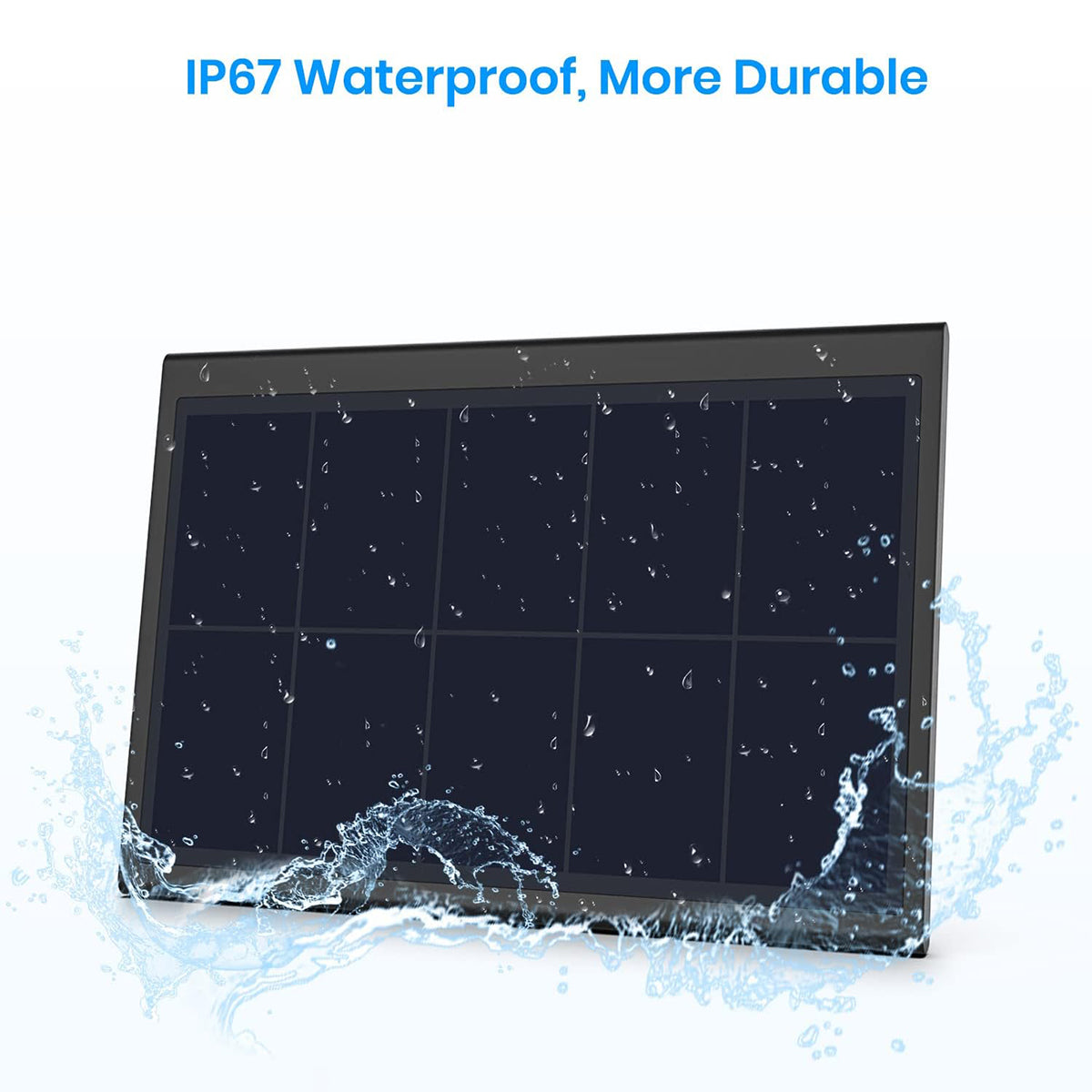 Solar Panel for Solar4 Backup Cam Series – High Efficiency – AUTO-VOX